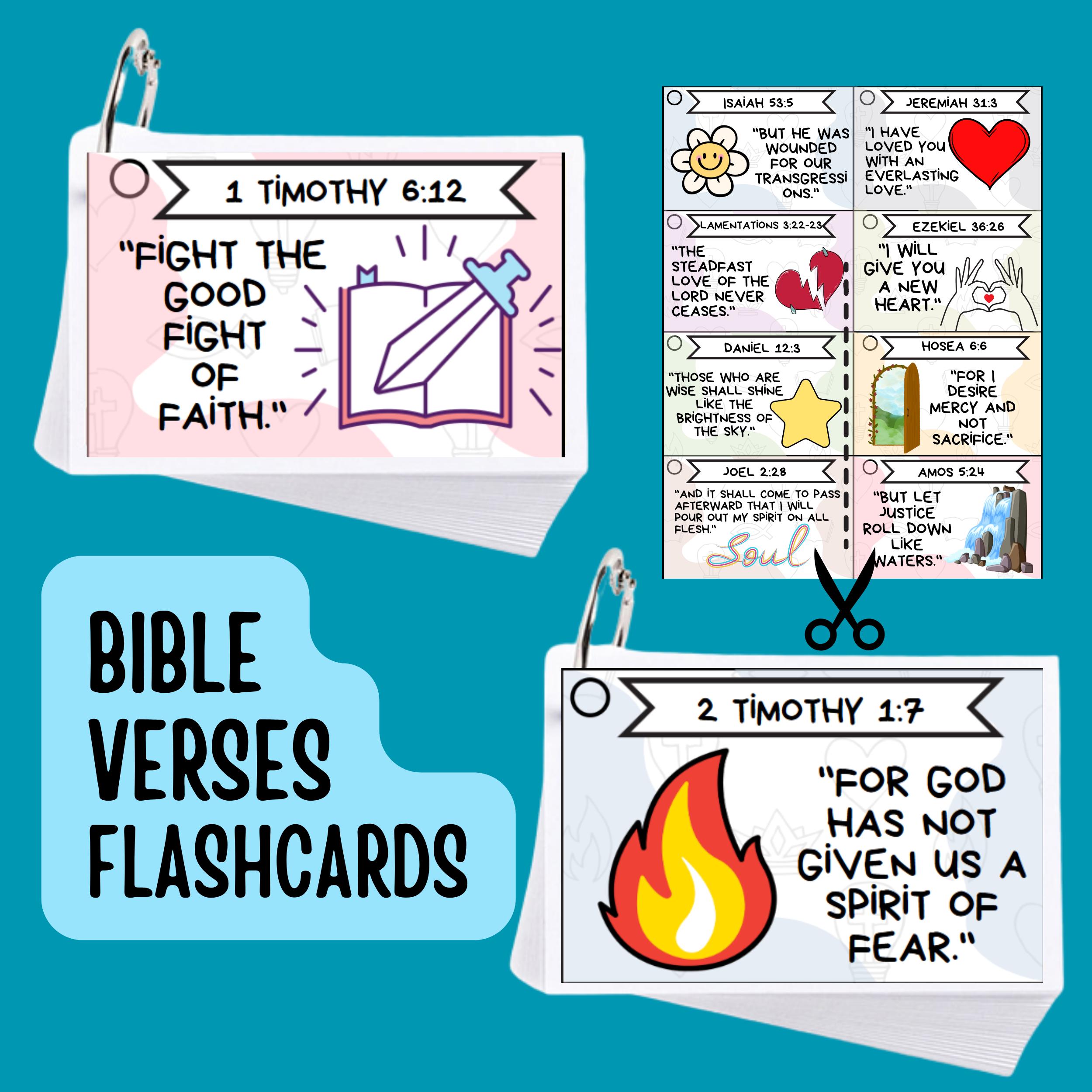 66 Books of Bible Verses Flashcard , Bible Flashcard , Scripture ...