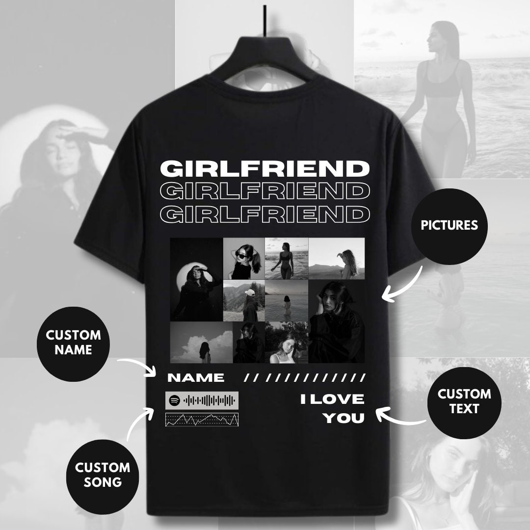 Only You | Girlfriend | Diseño editable para camisetas | San valentin ...