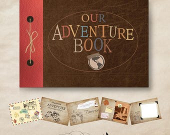 Our Adventure Book Canva Editable PDF TEMPLATE - Etsy