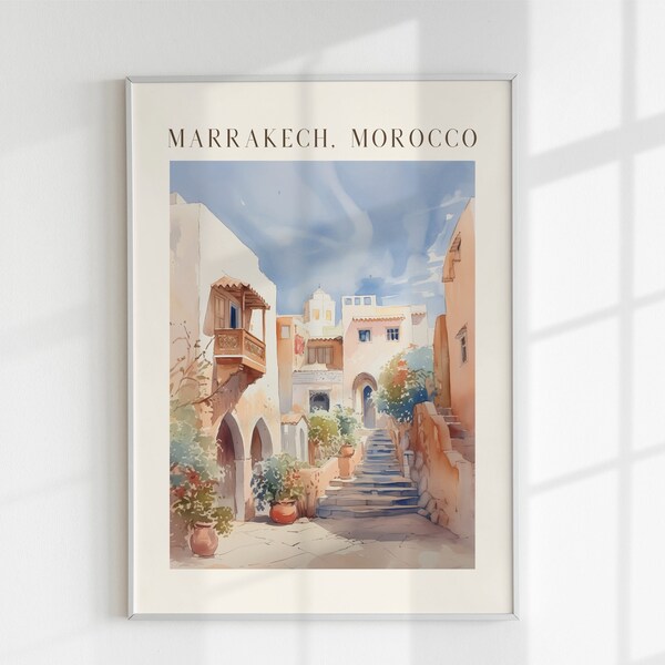 Marrakech Poster - Etsy