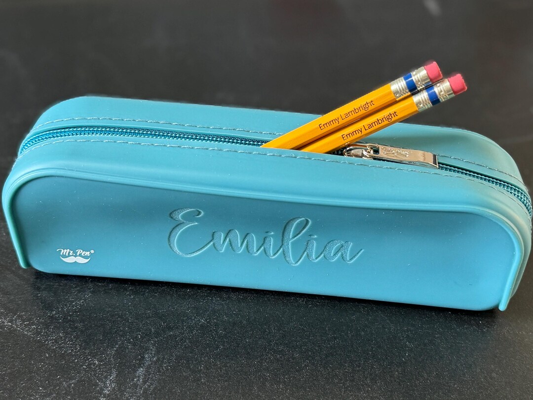 PERSONALIZED Pencil Pouch, Back-to-school, Teacher Gifts, Made of ...