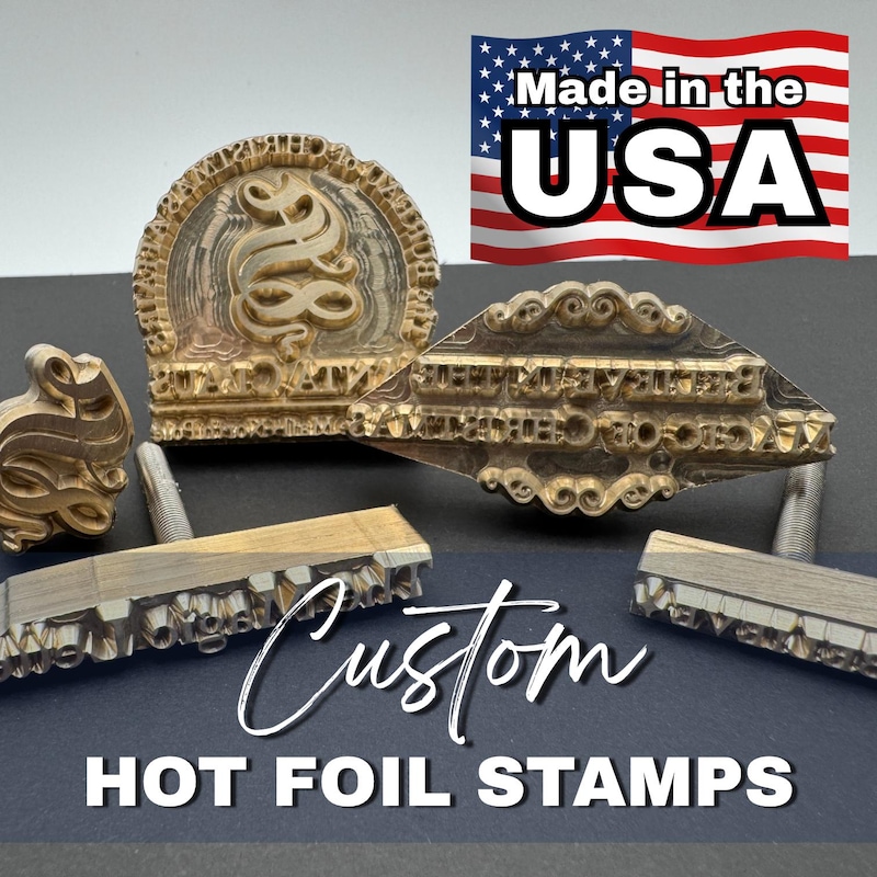 Hot Foil Stamping Sticker - Etsy