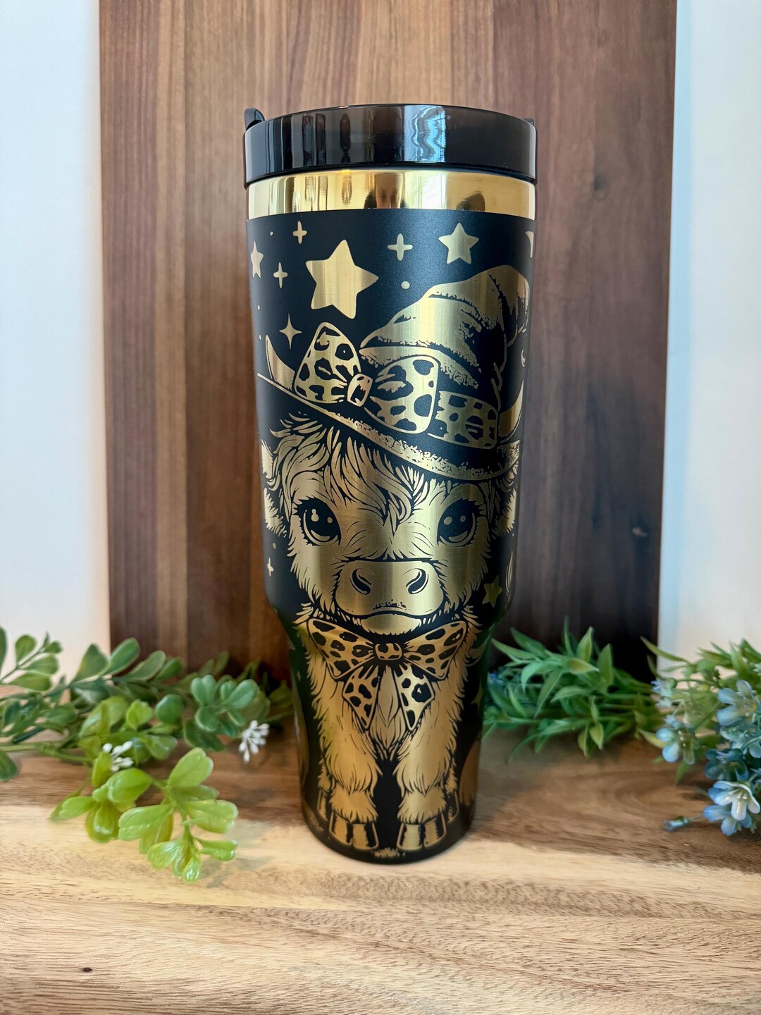 40oz Engraved Tumbler, Laser Engraved, Full Wrap, Halloween, Fall ...