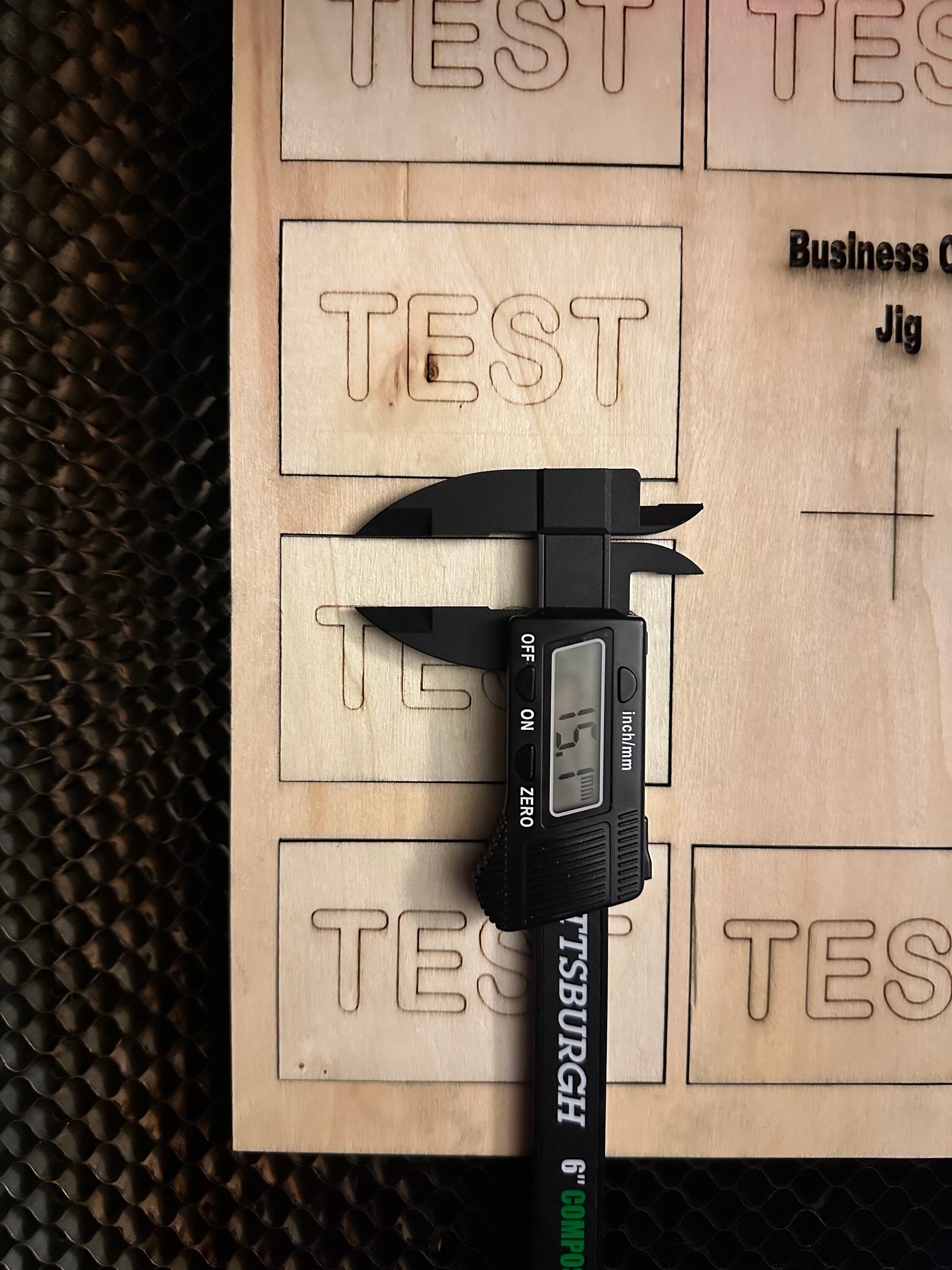 Digital Files - Business Card Jig for Laser Cutting - Etsy