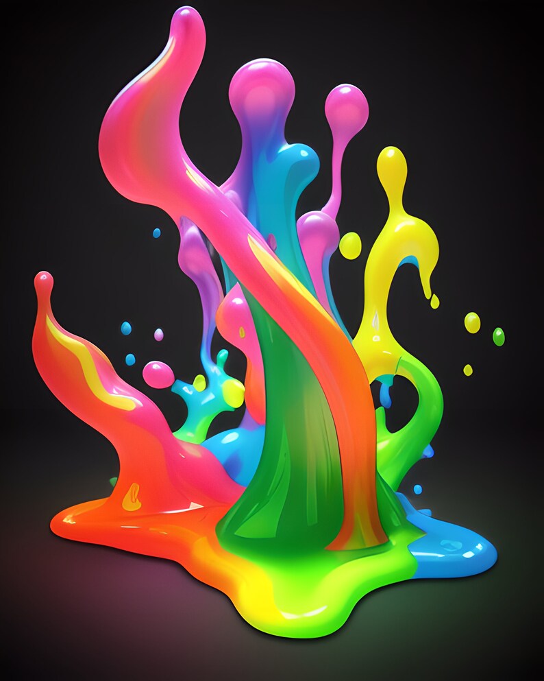 Fun Slime, Goofy for Play Room or Game Room - Etsy