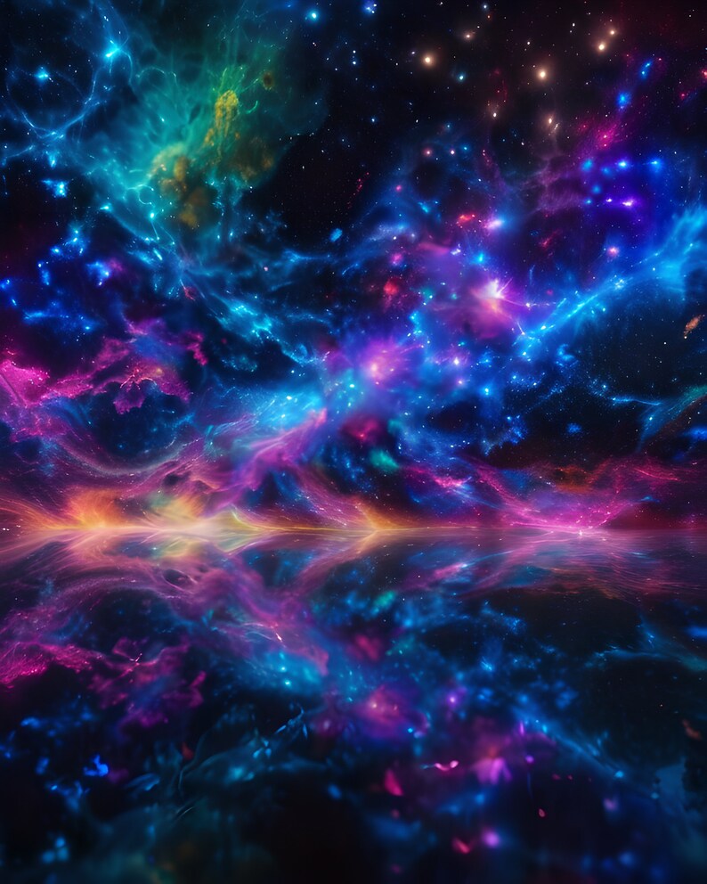 Multi-colored Dendric Design for Any Backdrop - Etsy