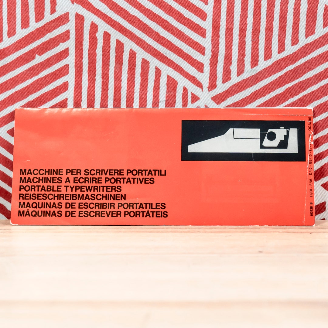 ORIGINAL OLIVETTI Typewriter MULTILINGUAL User Manual Operating ...