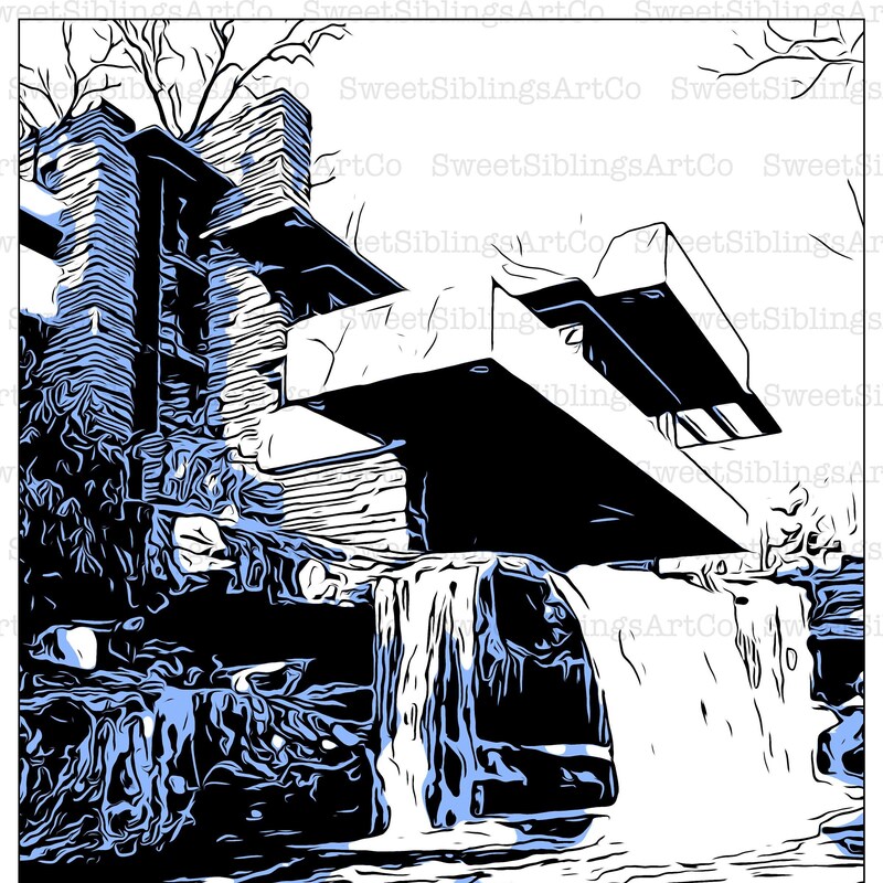 Frank Lloyd Wright Svg - Etsy