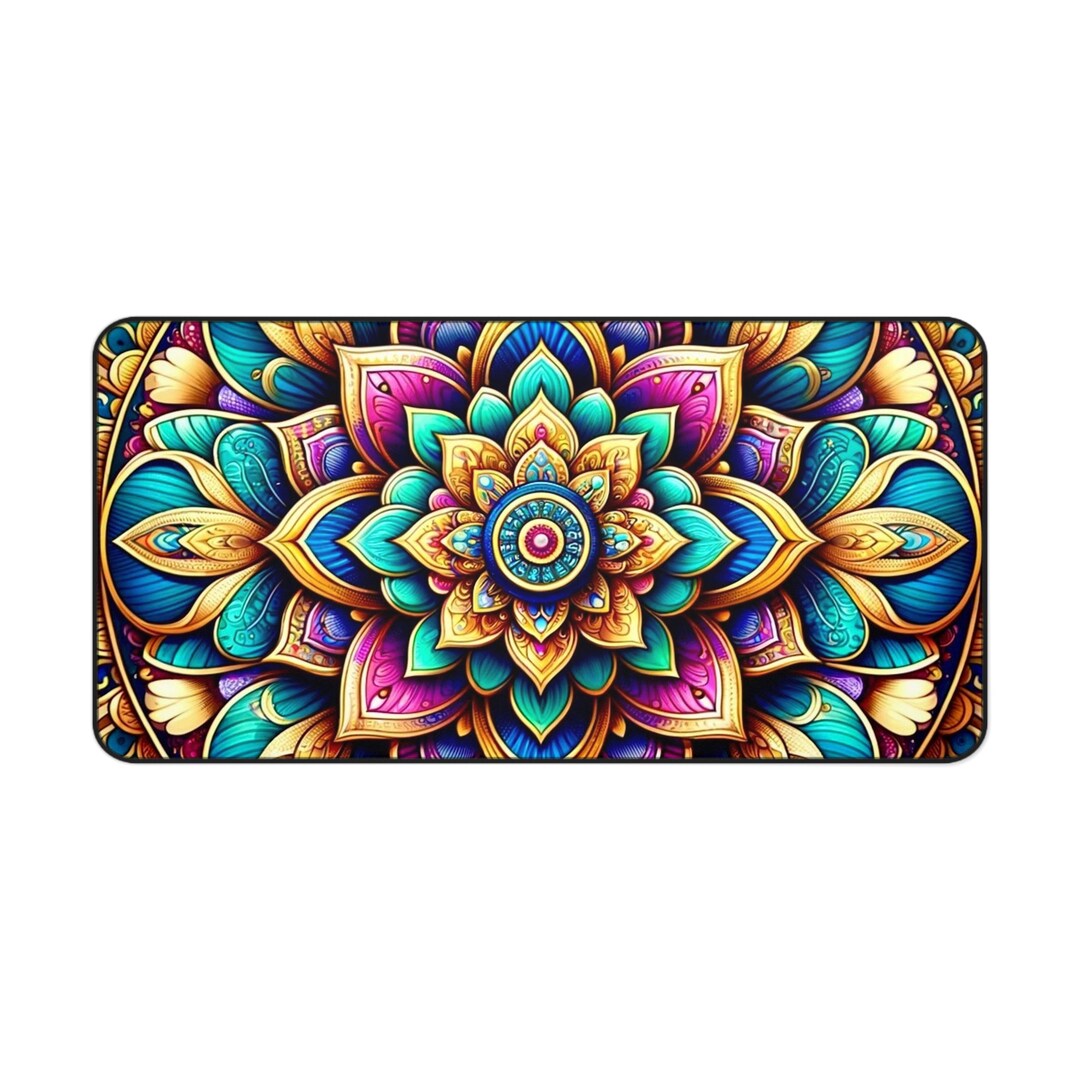 Mandala Desk Mat - Etsy