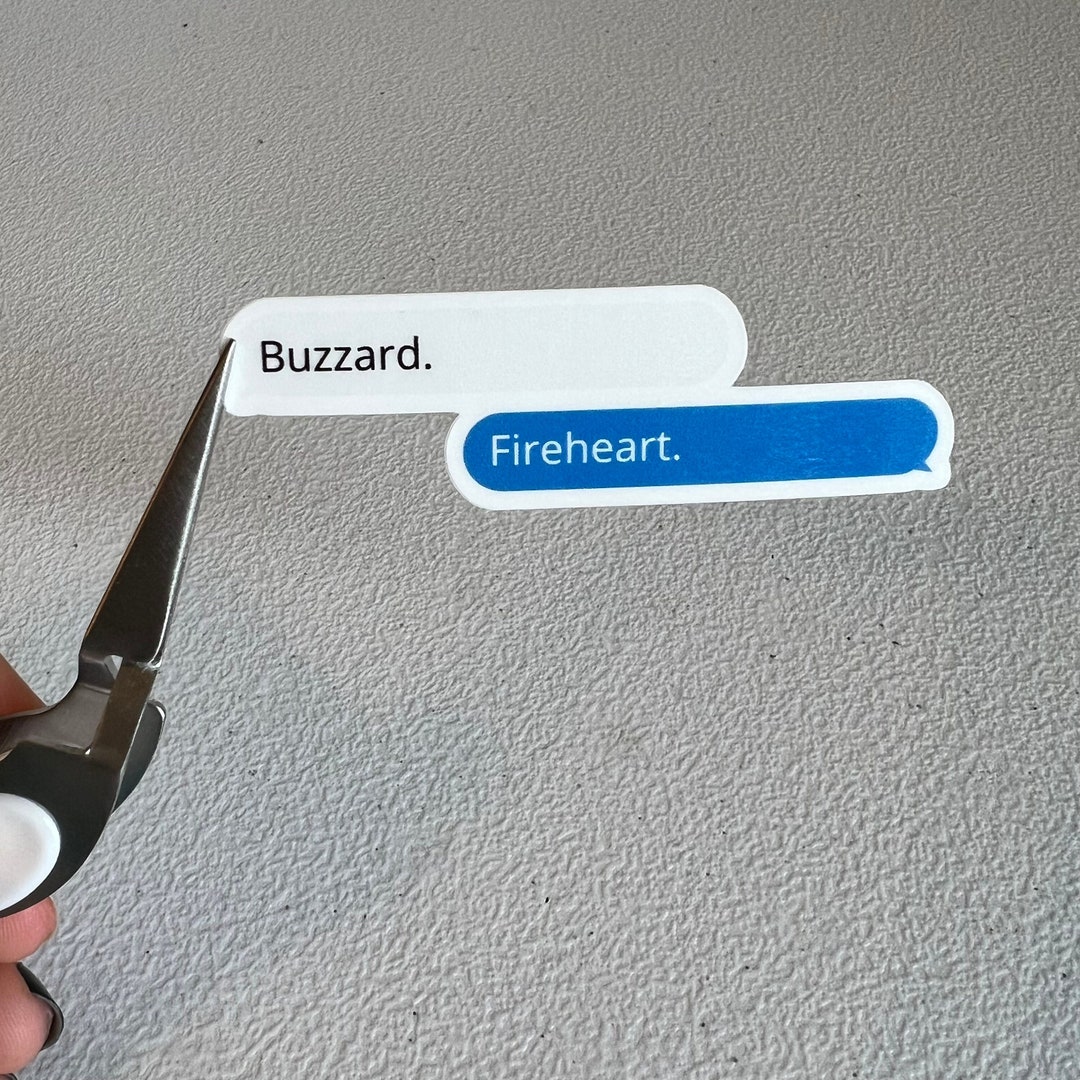 Buzzard / Fireheart Sticker Throne of Glass Rowan Whitethorn Aelin ...