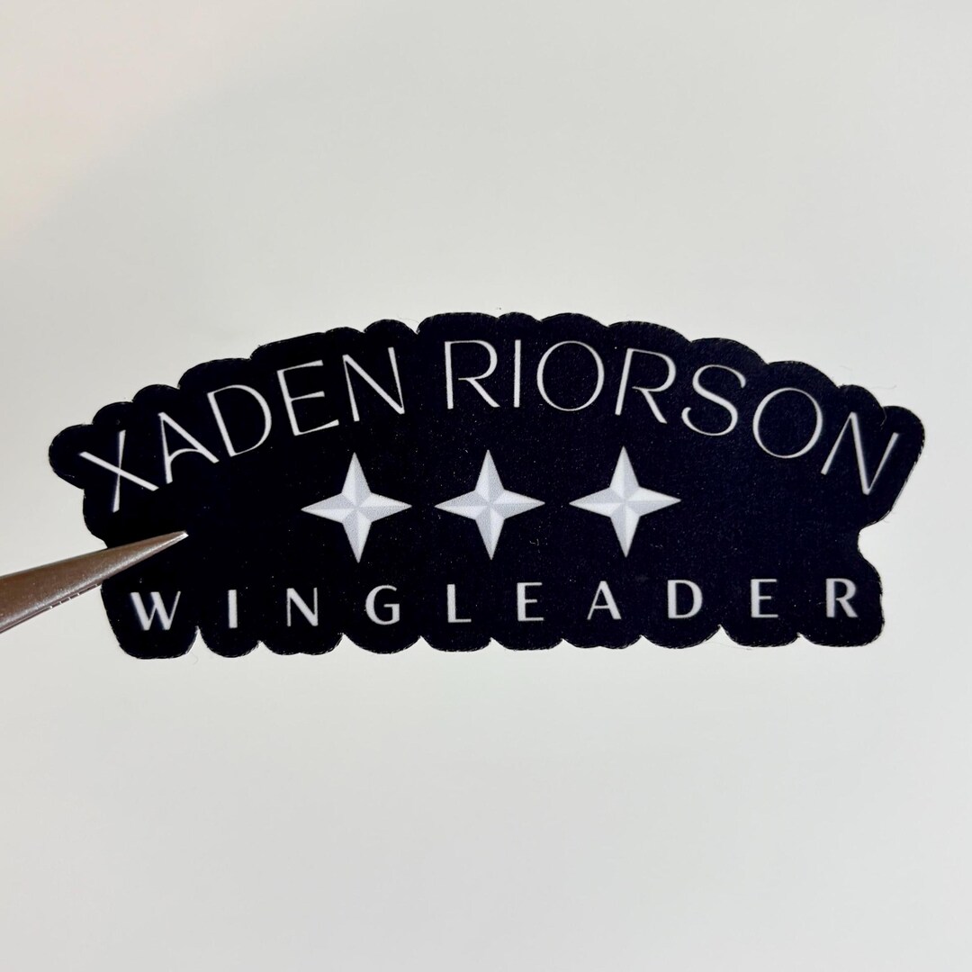Xaden Riorson Wingleader Sticker - Etsy