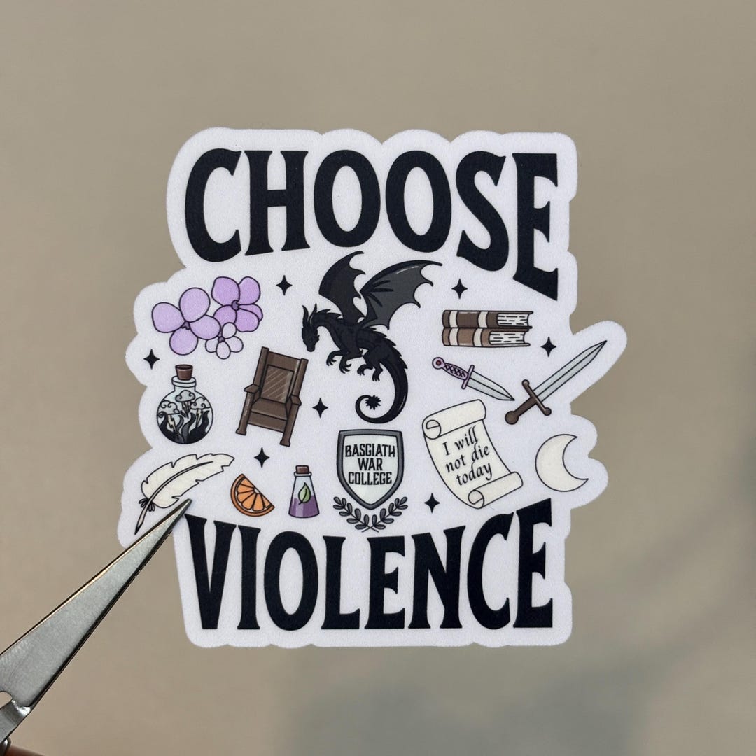 Choose Violence Sticker - Etsy