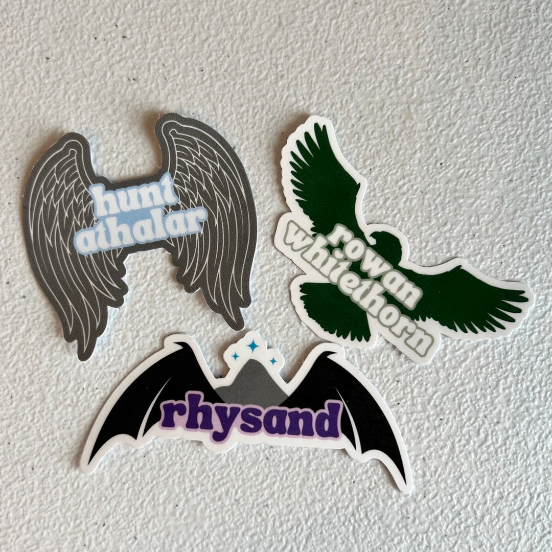 SJM Men Sticker Rhysand Rowan Whitethorn Hunt Athalar SJM Sticker ...