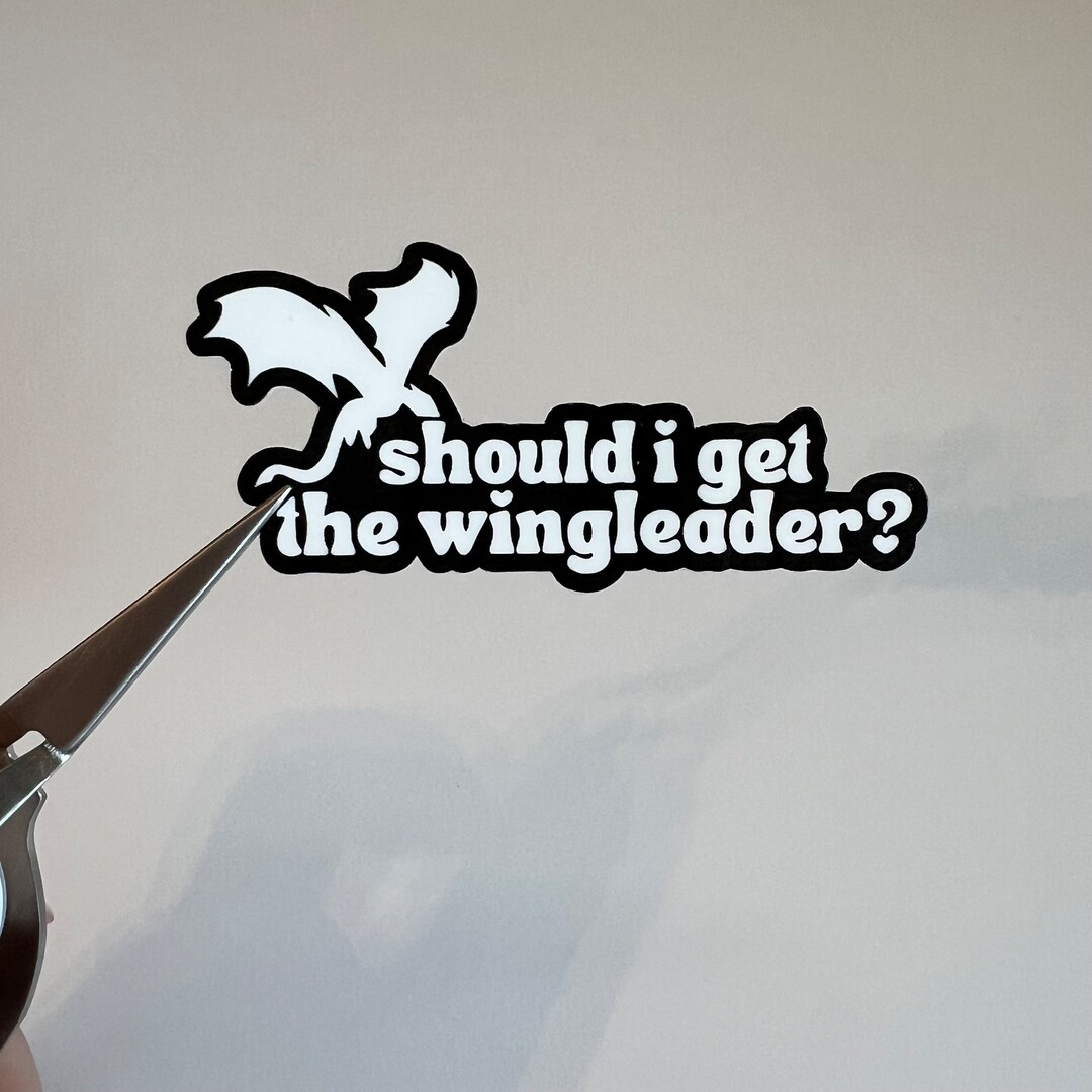 Should I Get the Wingleader Fourth Wing Sticker Iron Flame Rebecca ...