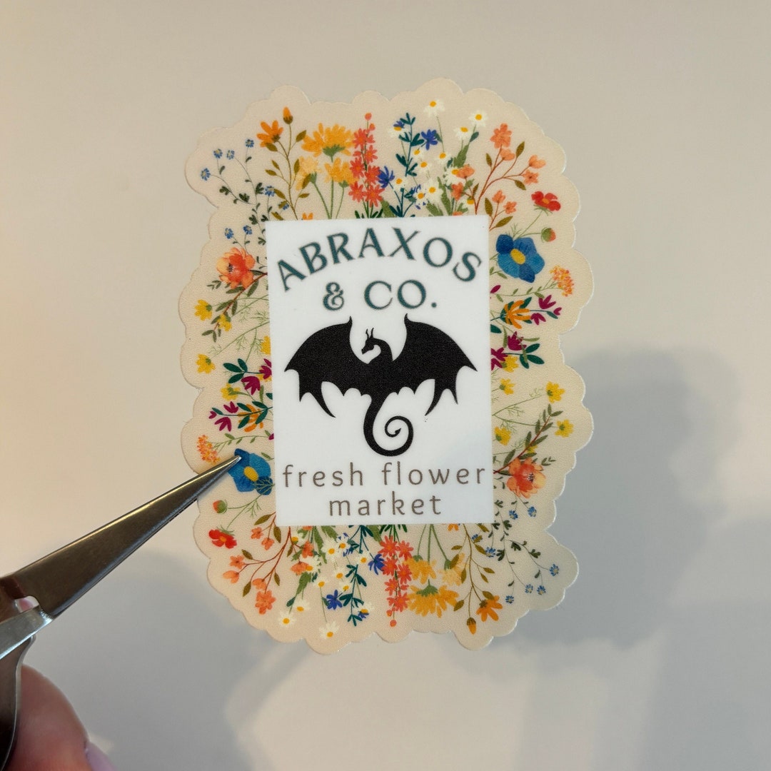 Abraxos Fresh Flower Market Sticker Throne of Glass SJM Manon Blackbeak ...