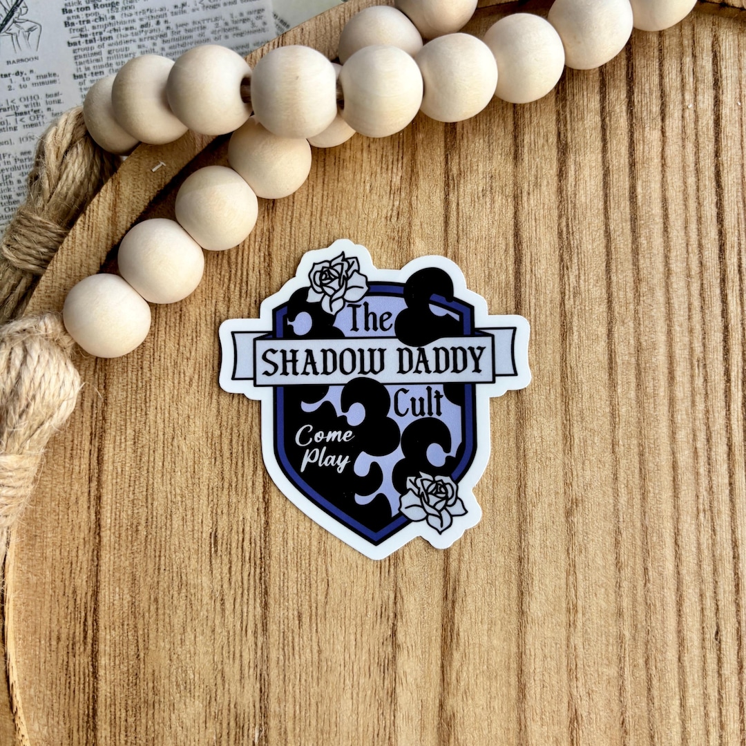 Shadow Daddy Book Badge Sticker - Etsy