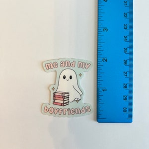 Ghostie Book Boyfriend Sticker Cute Book BF Booktok Kindle Ghost ...