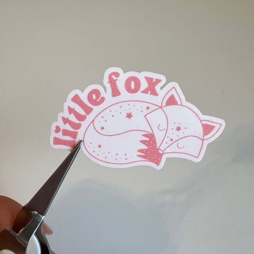 Little Fox Sticker - Etsy