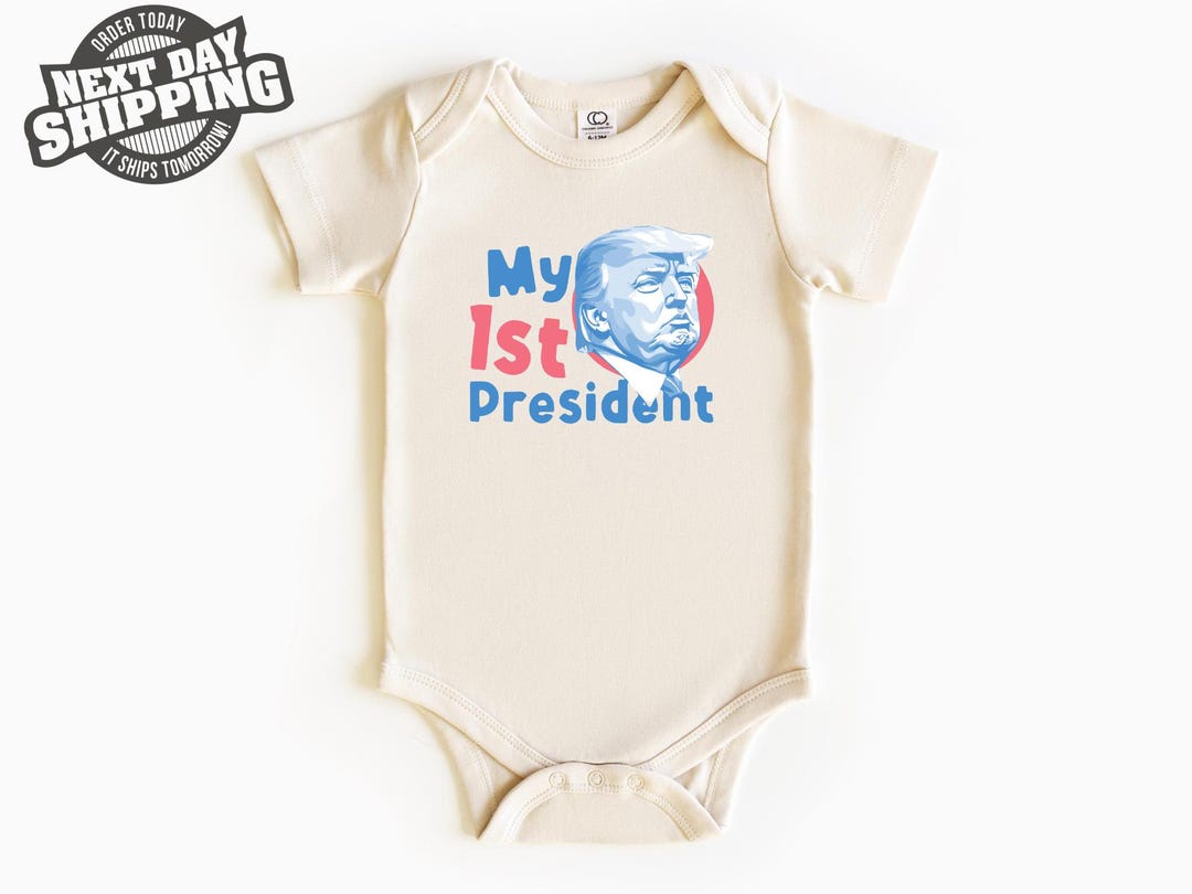 My First President Trump Baby Onesie®, Trump Lover Toddler Onesie ...