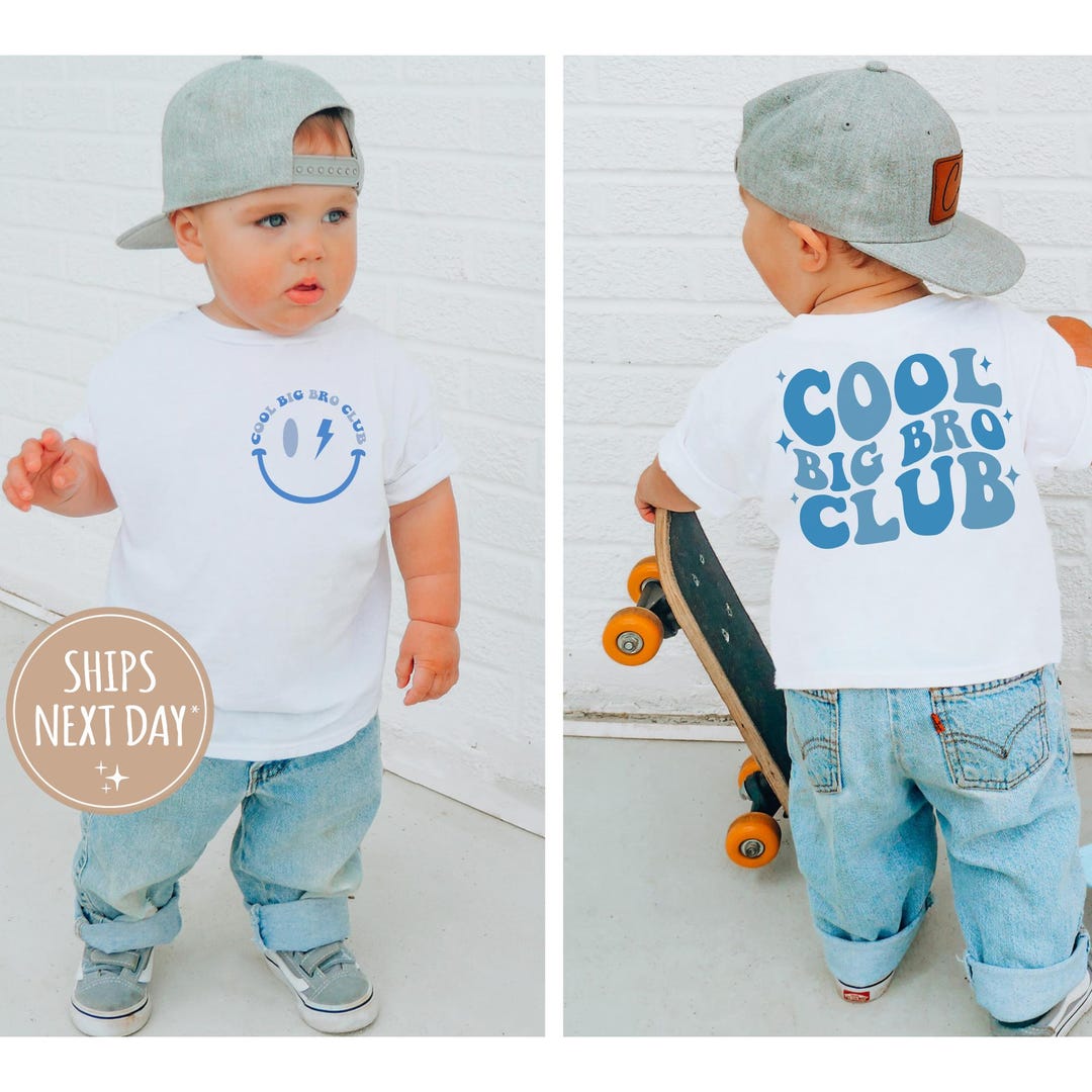 Cool Big Brother Club Shirt, Big Bro Announcement, Promoted to Big ...