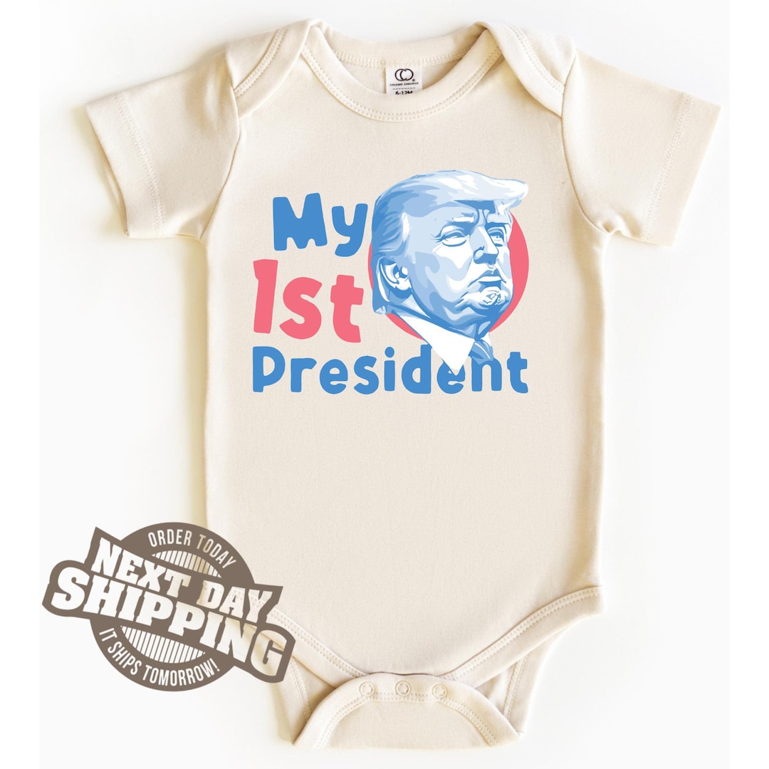 My First President Trump Baby Onesie®, Trump Lover Toddler Onesie ...