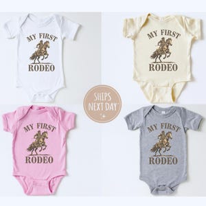 Personalized 1st Birthday Shirt, My First Rodeo, Customized Name on ...