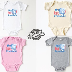 My First President Trump Baby Onesie®, Trump Lover Toddler Onesie ...