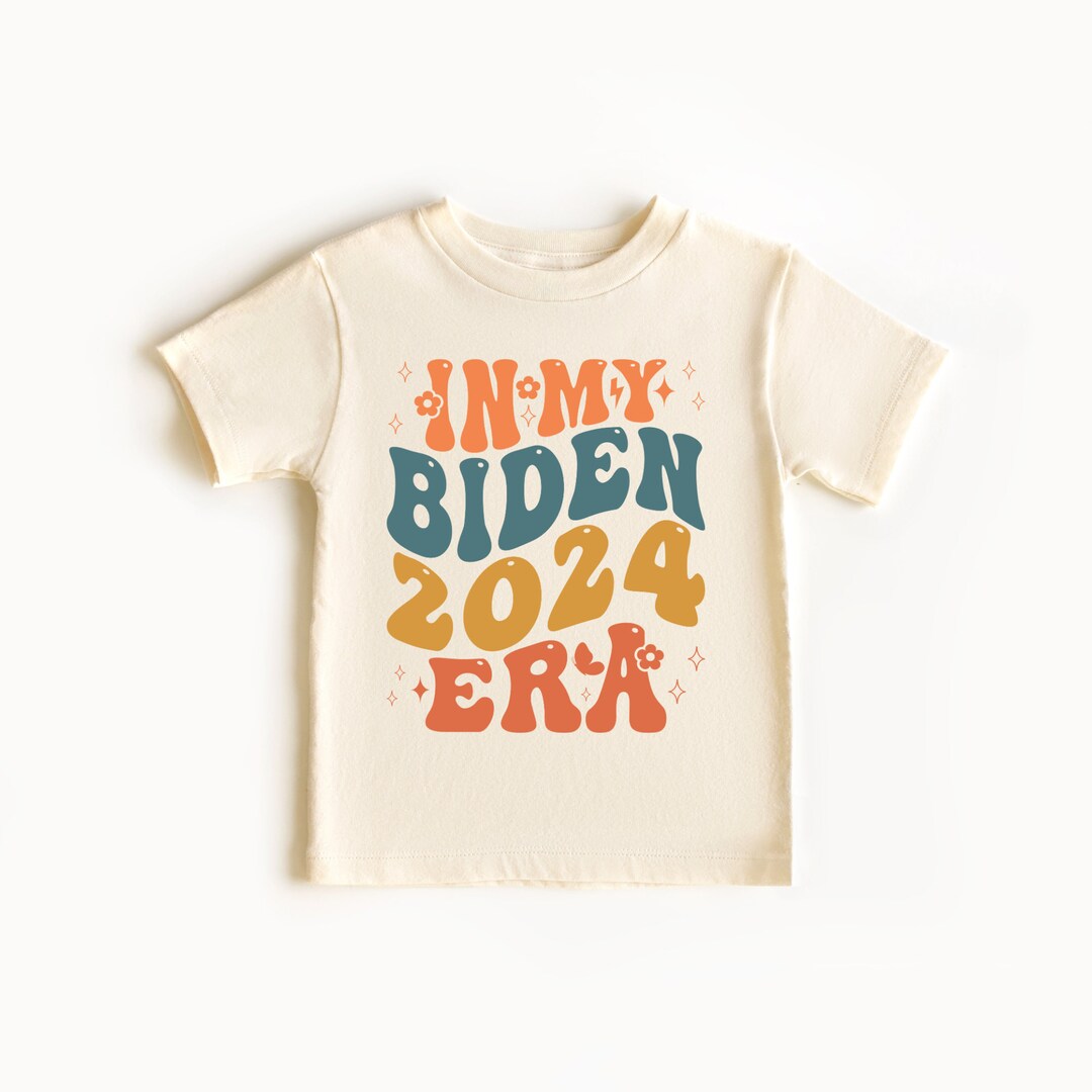 In My Biden 2024 Era Toddler Shirt, Republican Toddler, President Biden ...