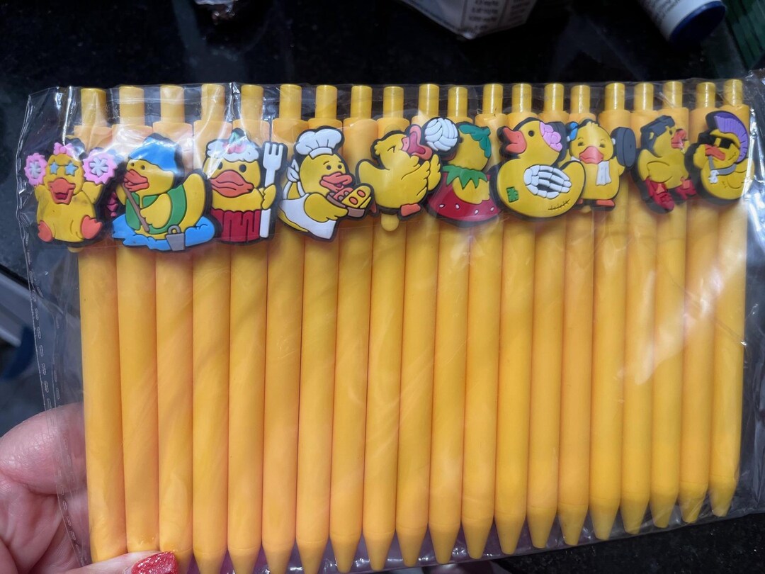Rubber Duck Character Pens - Etsy