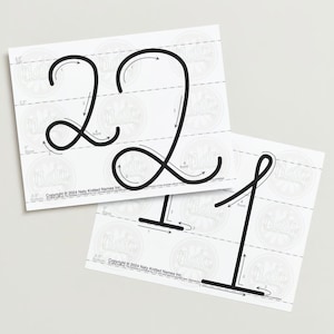 BUNDLE: Alphabet Letter Template + Numbers Template - Knitted Wire Art ...