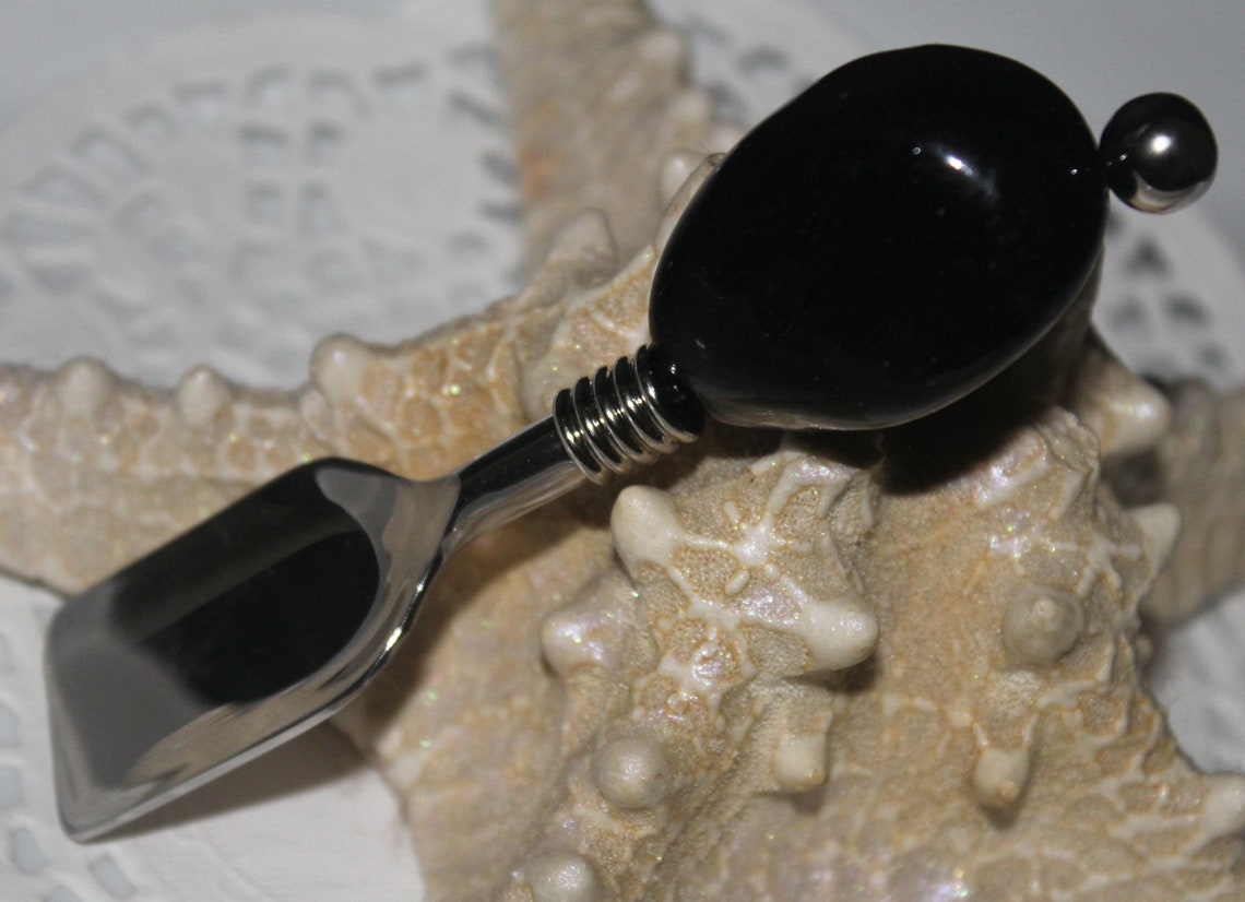 Tagua Nut Candy Scoop – Stainless Steel Appetizer Spoon - Etsy