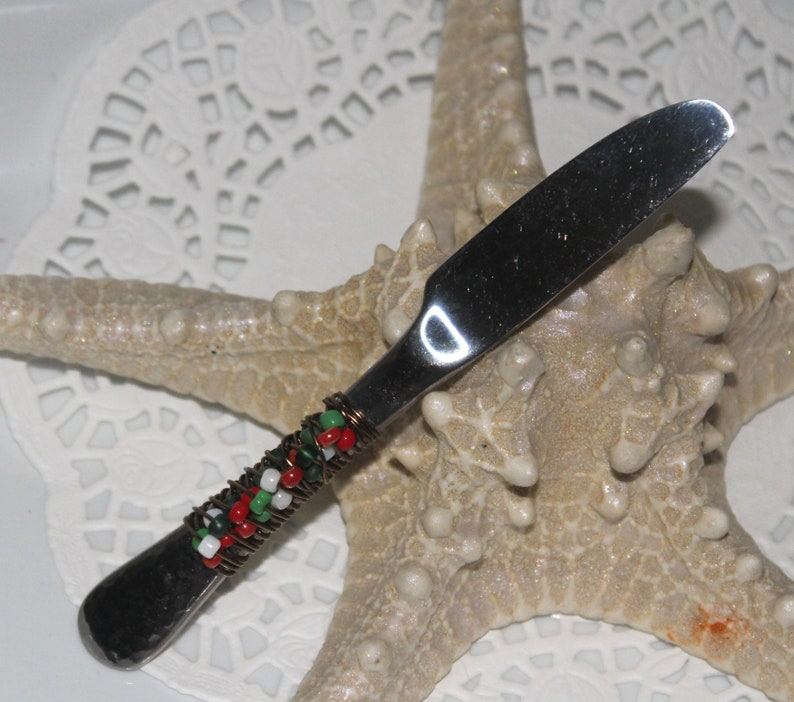 Hand Wired Wrapped Small Canape / Appetizers / Spreader for Cheese ...