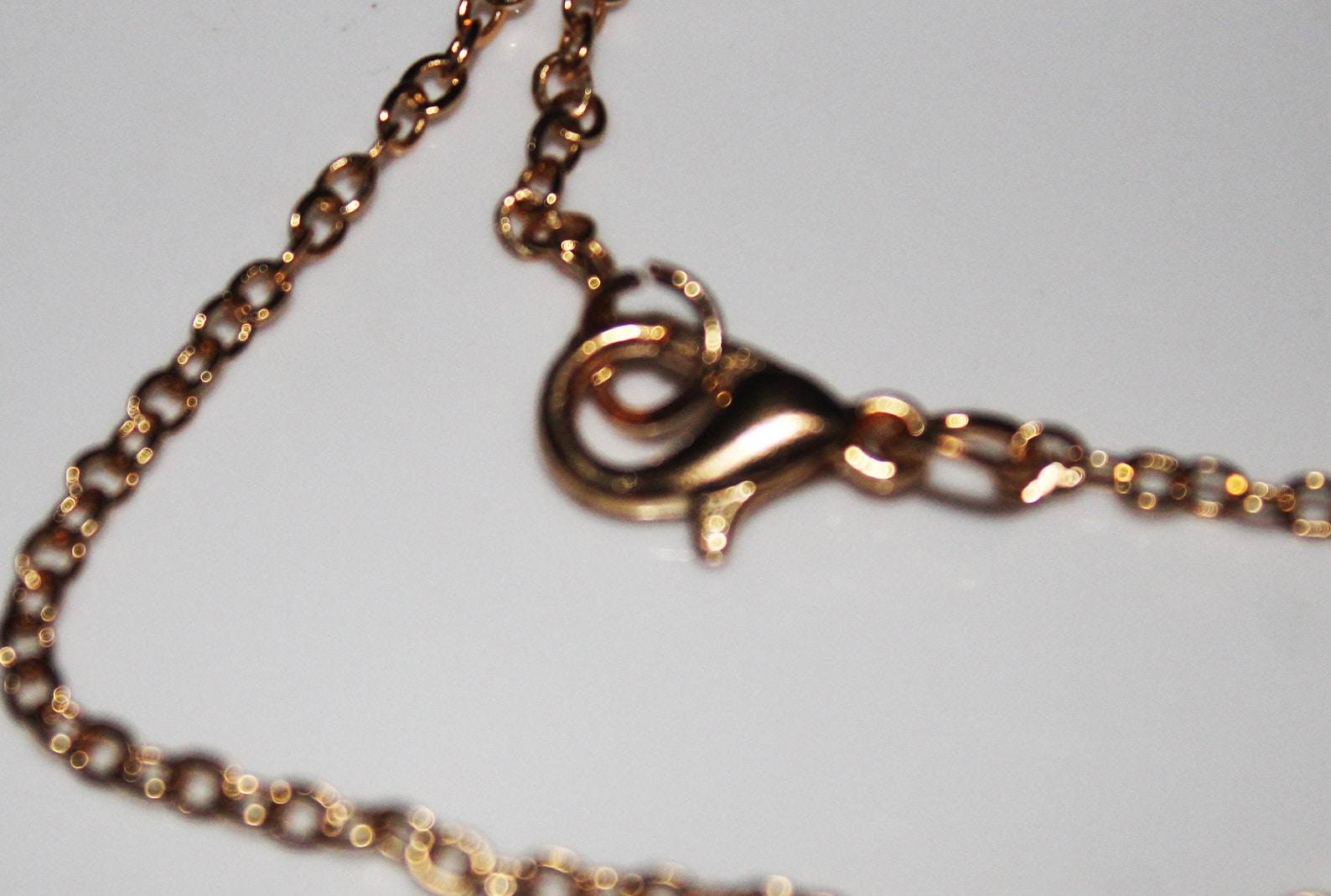 Polished and Gilded Conch Shell Pendant on a 28" Gold Filled Cable ...