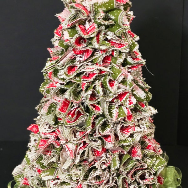 Rag Christmas Trees - Etsy