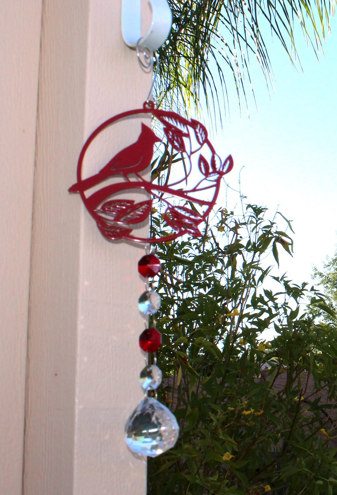 Red Cardinal Sun Catcher With Red And Crystal Accents When Cardinals Appear Beautiful