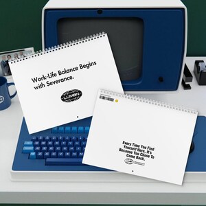 Severance Inspired Calendar 2025 Dark Humor Corporate Quotes Lumon ...
