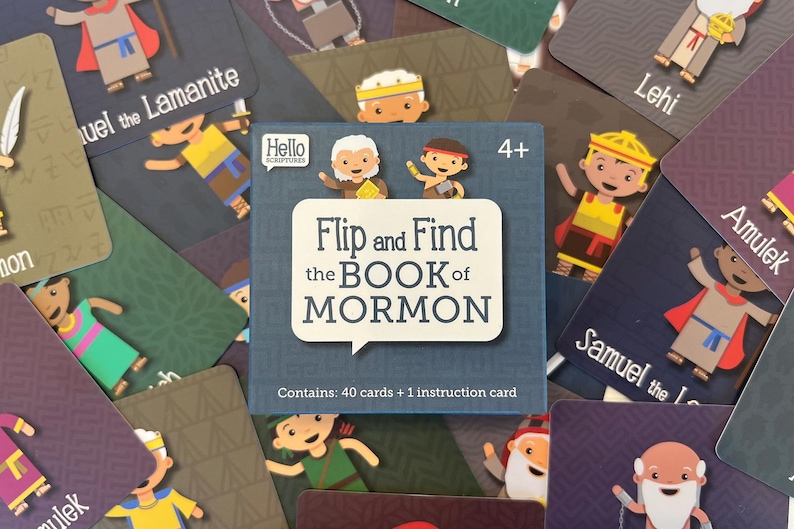 Flip and Find the Book of Mormon, Card Games, Book of Mormon, Religious ...