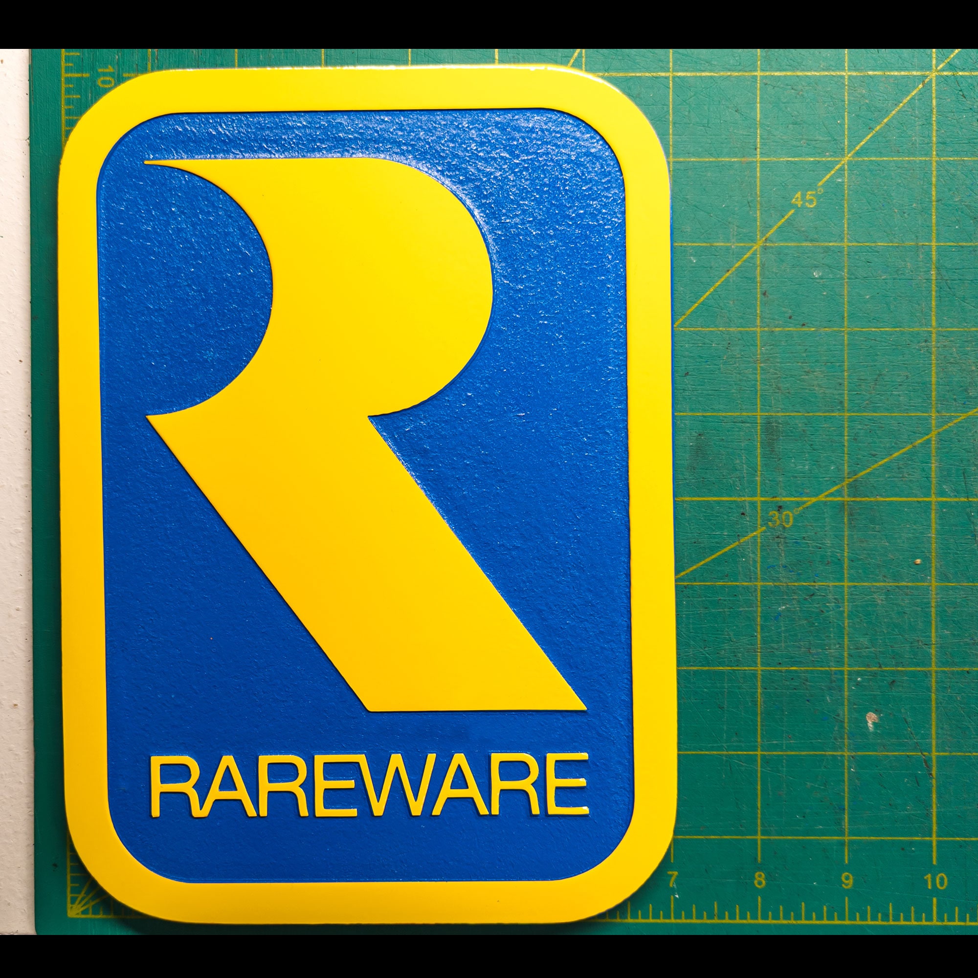 Large Engraved Rareware Logo Video Game Wall Art Collectable - Etsy