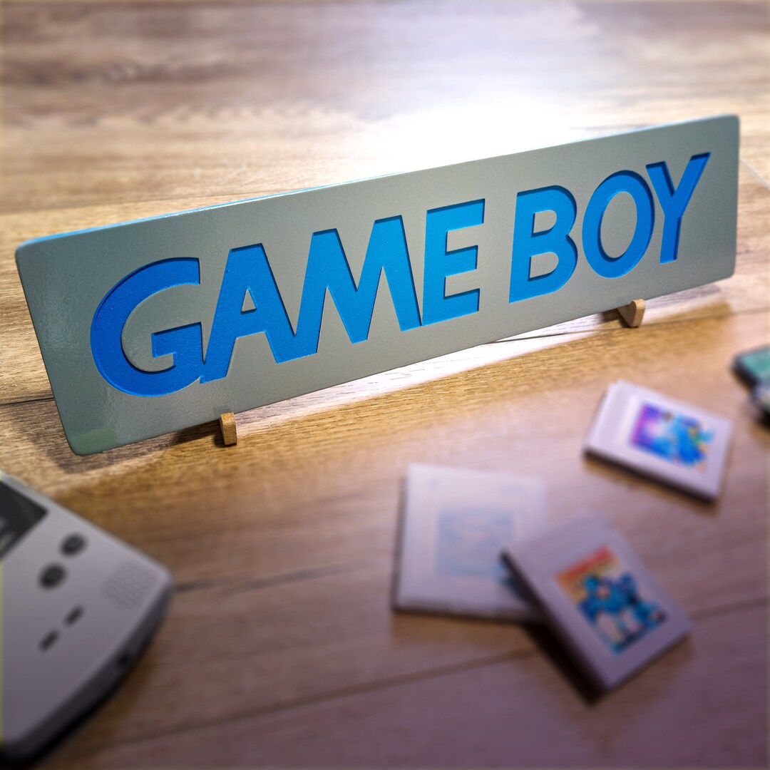 Engraved Game Boy Logo Sign – Retro Nintendo Wall Art - Etsy