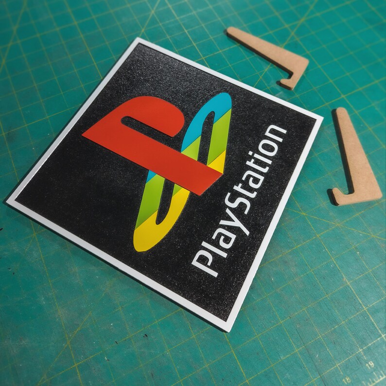 Playstation Logo Engraved Sign – Retro Gaming Wall Art - Etsy