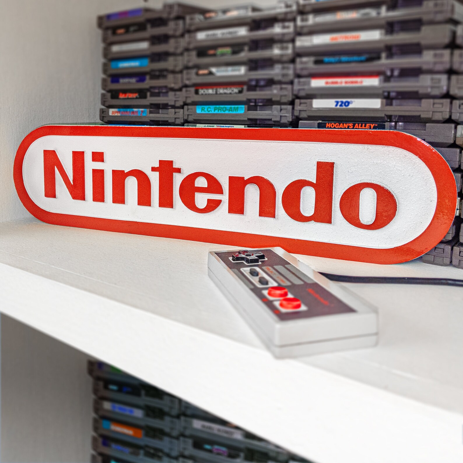 Large Engraved Nintendo Logo Video Game Wall Art Collectable - Etsy