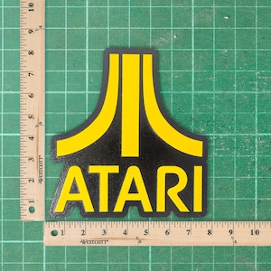 Engraved Atari Logo Sign – Retro Gaming Wall Display - Etsy