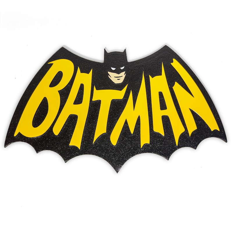Large Engraved 1960's Era Batman Logo Sign Wall Art - Etsy
