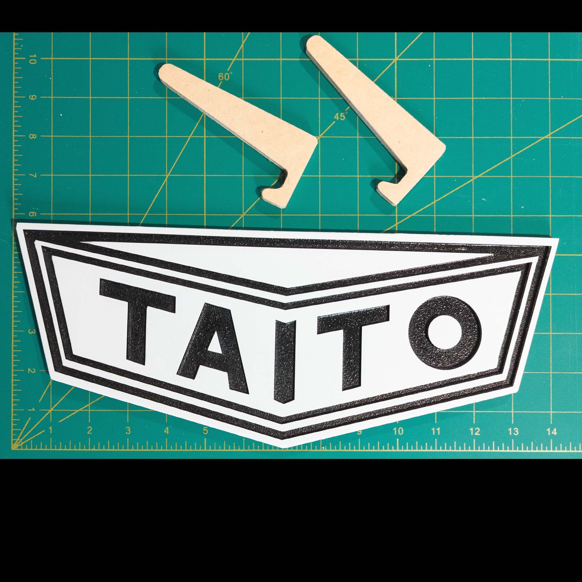 Large Engraved TAITO Logo Video Game Wall Art Collectable - Etsy