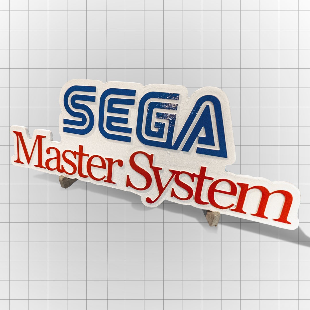 Large Sega Master System Logo Wood Sign – CNC Engraved Retro Gaming ...
