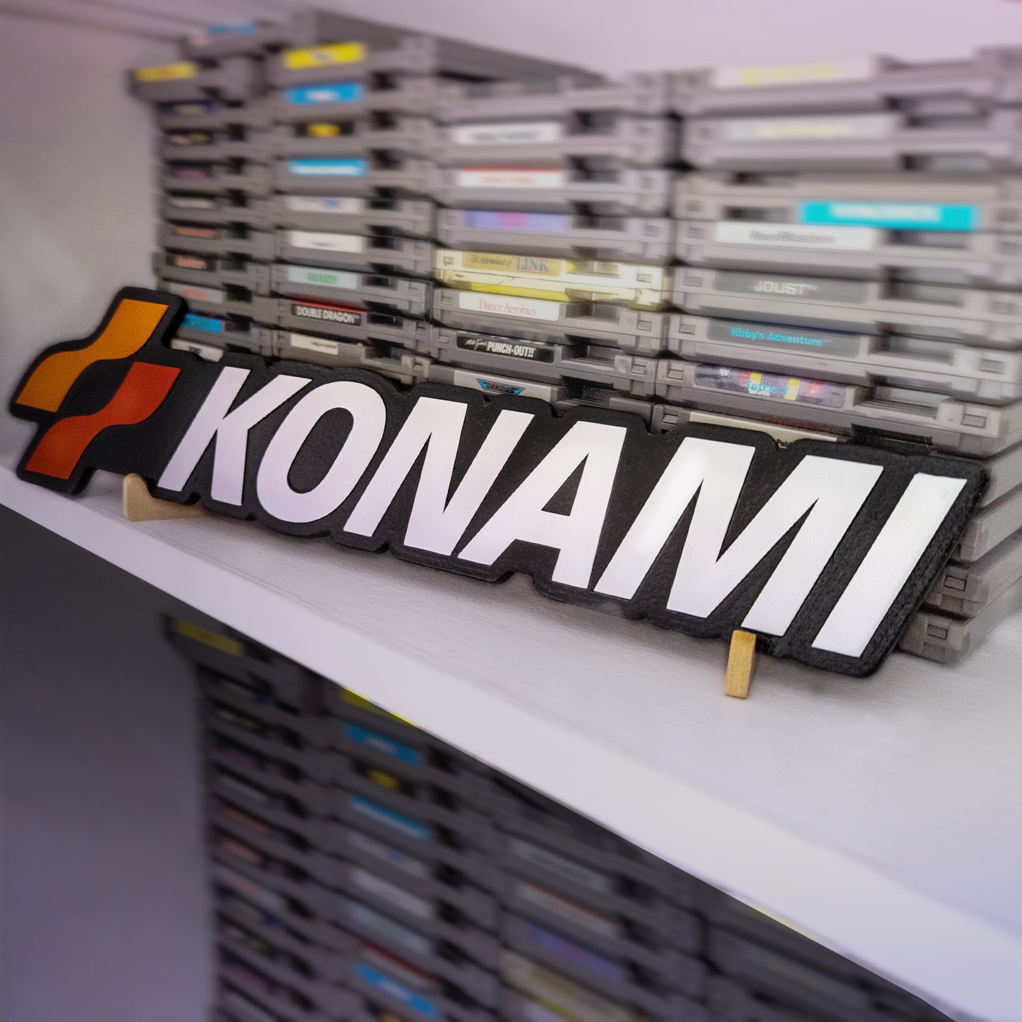 Engraved Konami Logo Sign – Retro Arcade Gaming Display - Etsy