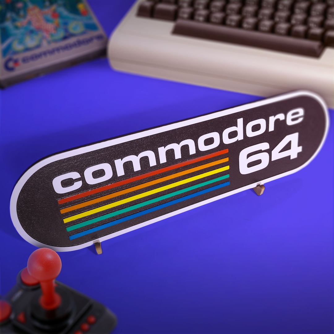 Large Engraved Commodore 64 Logo Video Game Wall Art Collectable - Etsy