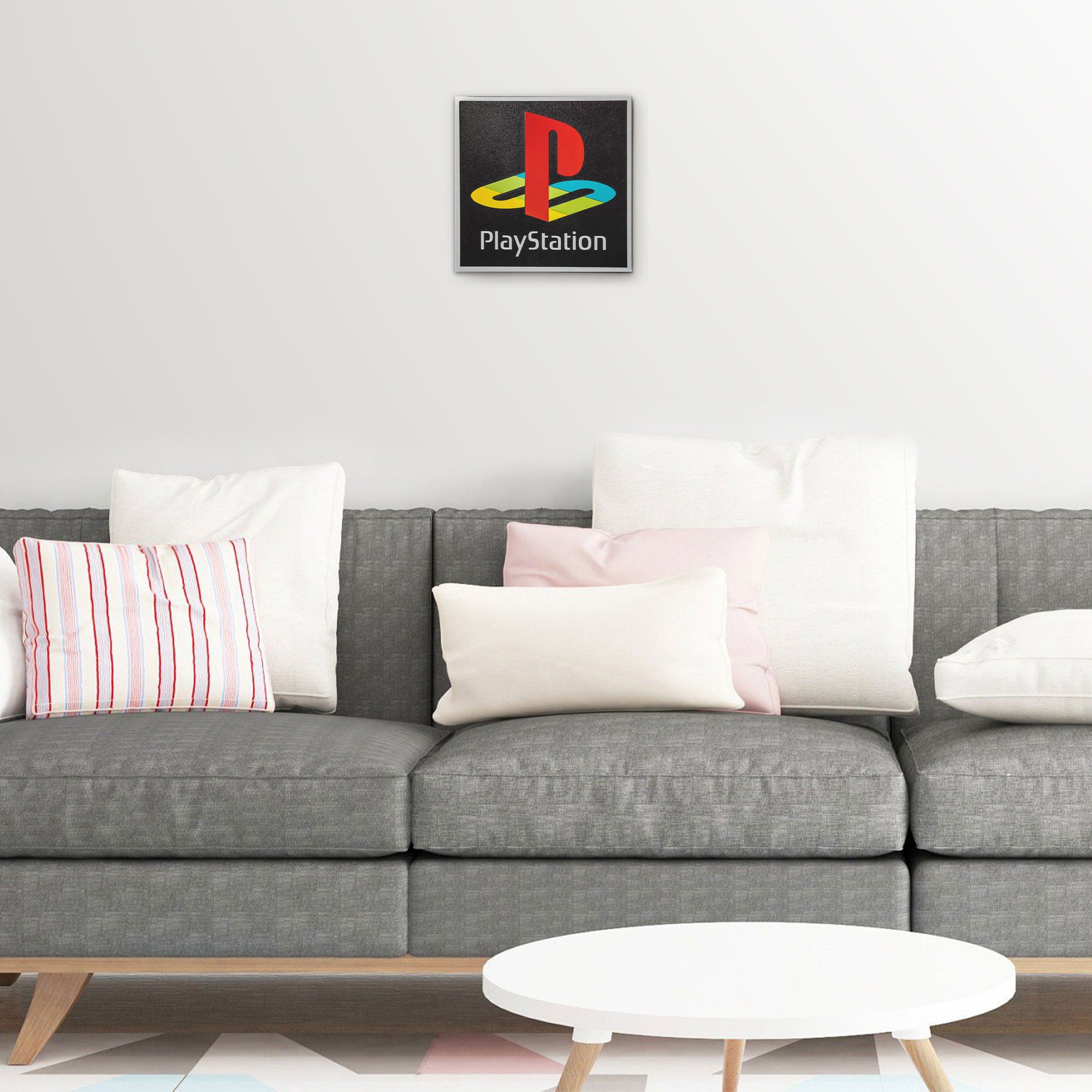 Playstation Logo Engraved Sign – Retro Gaming Wall Art - Etsy