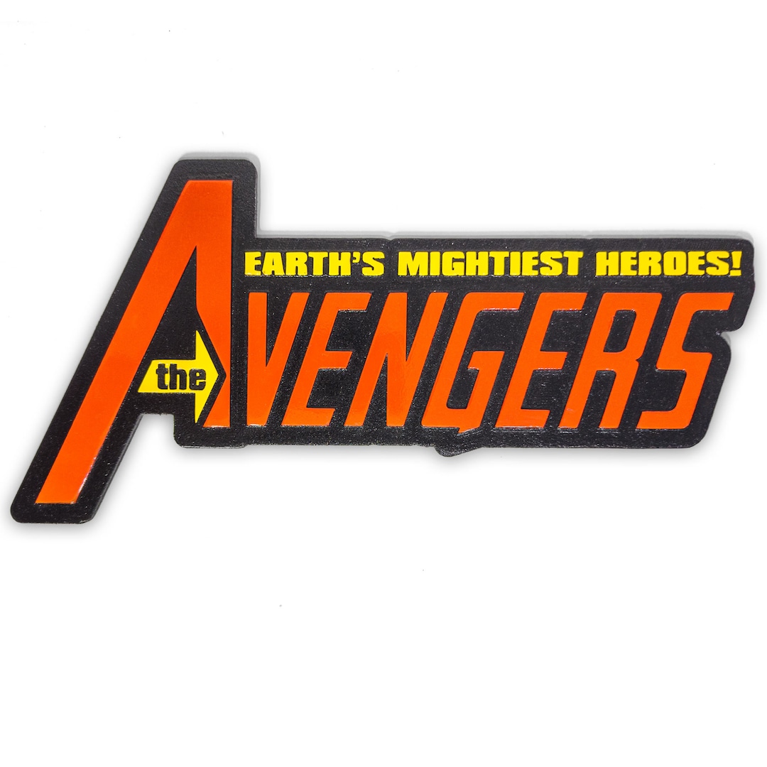 Large Engraved Classic Avengers Logo Sign Wall Art - Etsy