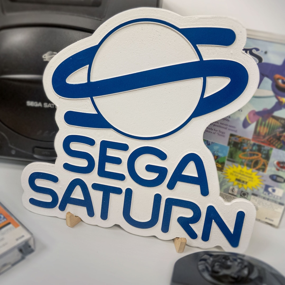 Large Engraved SEGA SATURN Logo Video Game Wall Art Collectable - Etsy